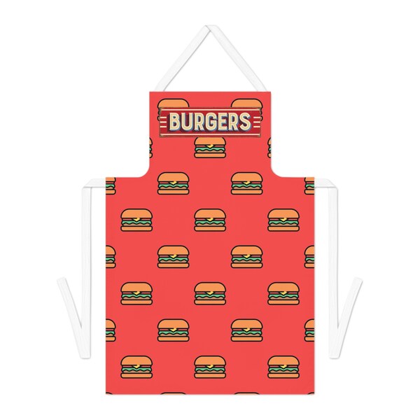 Burger Apron - Etsy UK