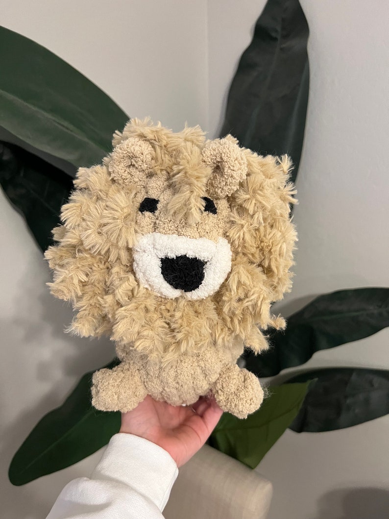 Lion Chunky Knit Plushie - Etsy