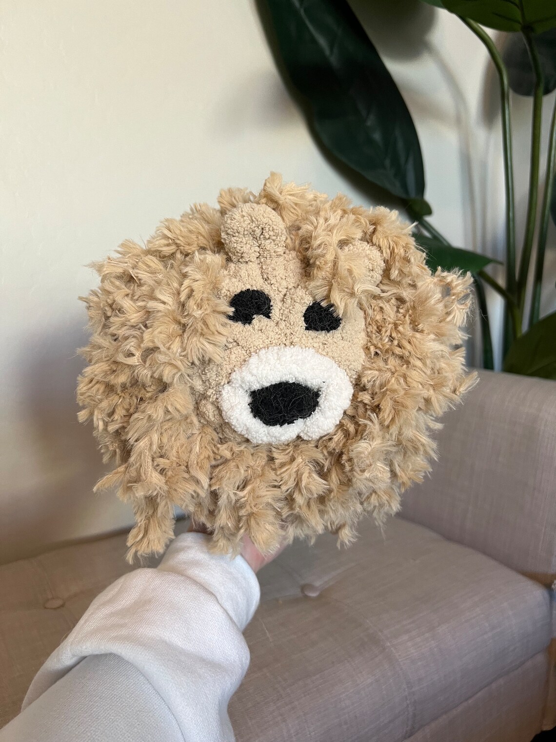 Lion Chunky Knit Plushie - Etsy