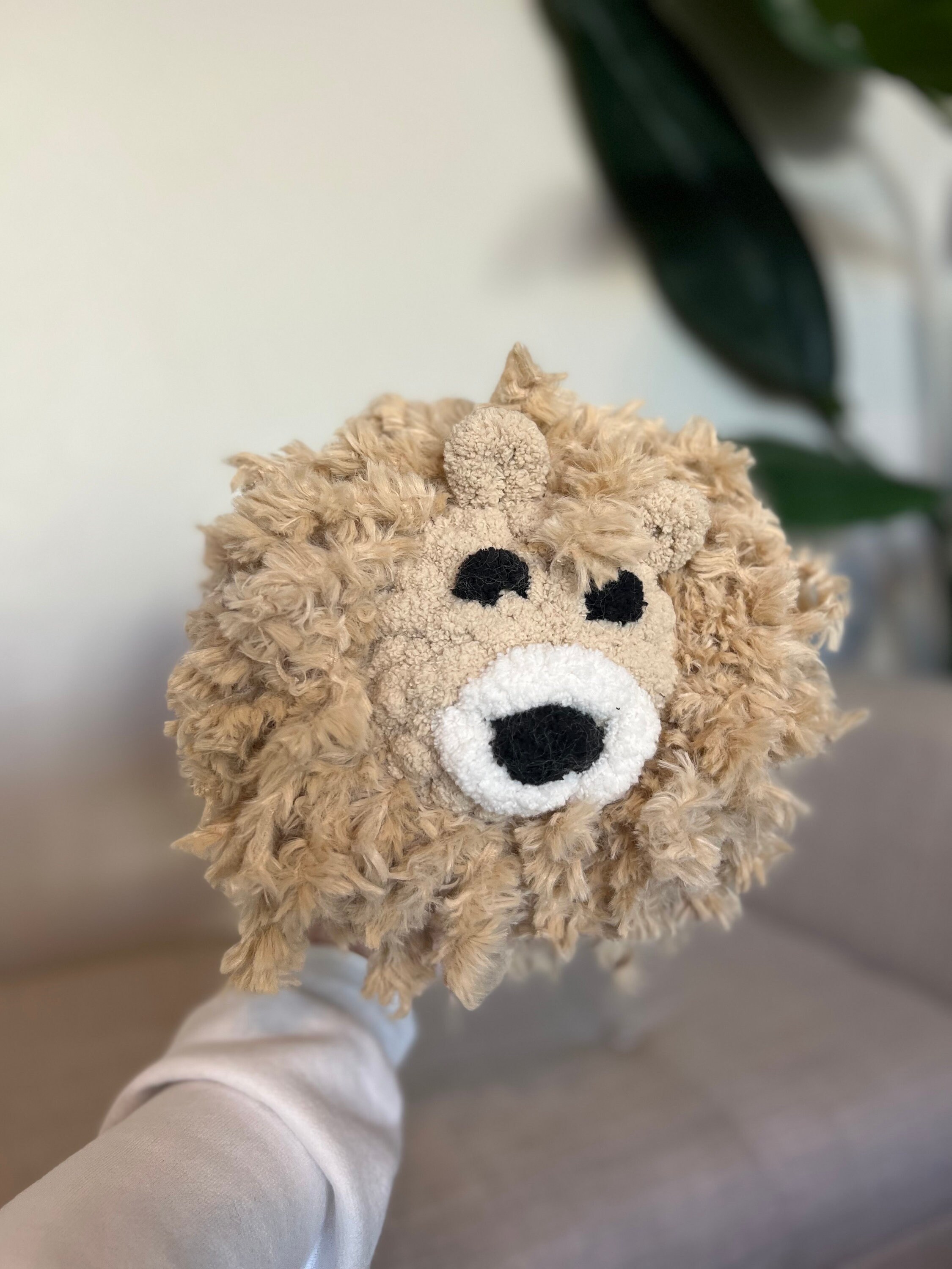 Lion Chunky Knit Plushie - Etsy