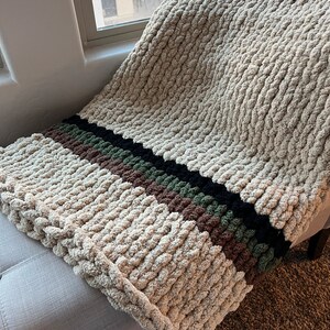 Cabin Fever Chunky Knit Blanket - Etsy