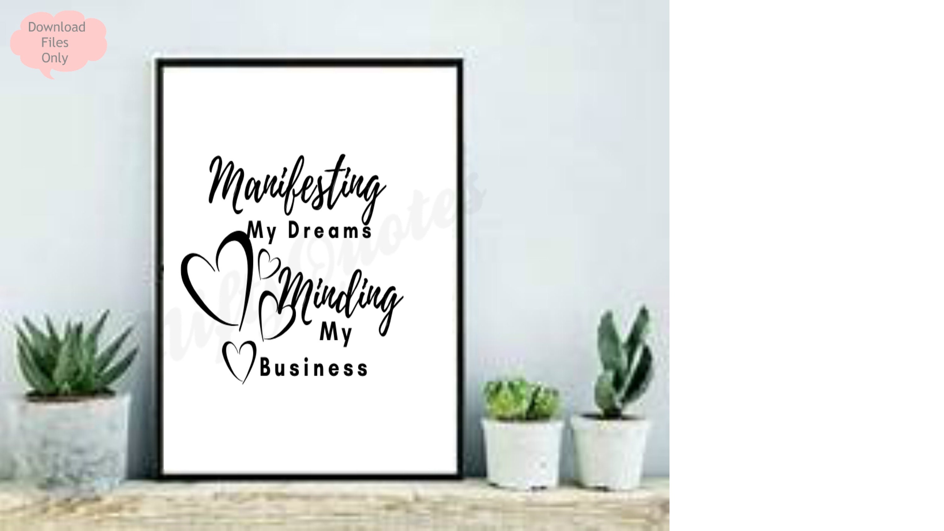 Manifesting Dreams, Mindong Business, JPG, PNG, SVG, for Printing ...