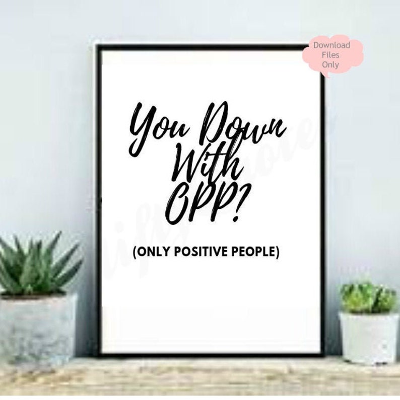 Only Positive People, JPG, PNG, SVG, for Printing, Cricut, Silhouette ...