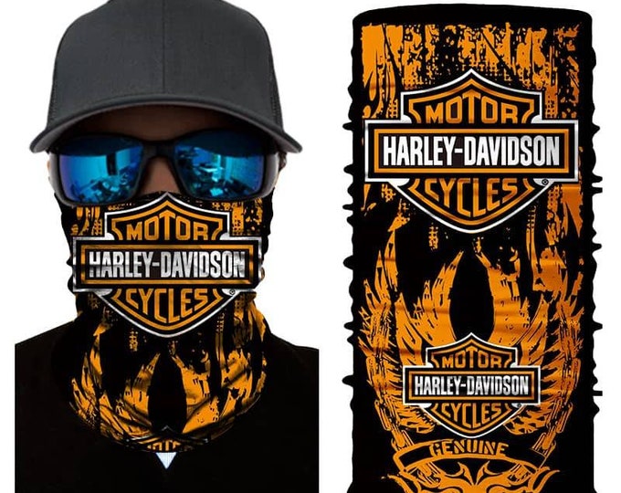 Harley Davidson Face Covering & Neck Gaiter Washable and Reusable All ...