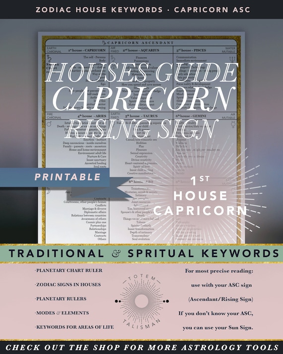 Capricorn rising zodiac sign 60 photos - Astrologytoyou.com