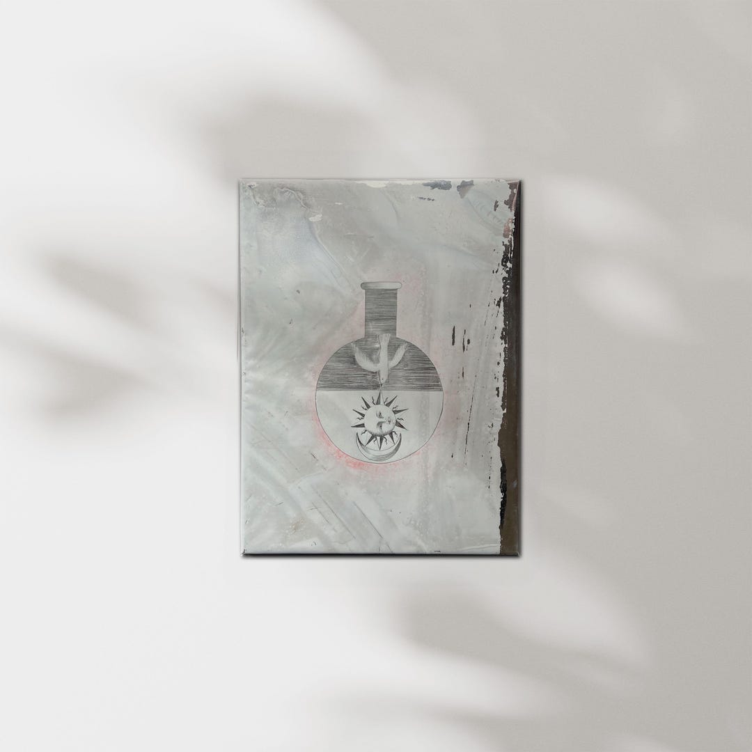 Alchemical "union of Opposites" Vessel or Bottle Symbolizing ...