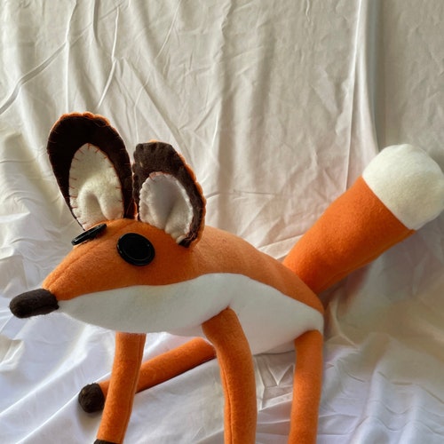 The Little Prince Fox Plush Handmade Stuffed Animal Soft - Etsy