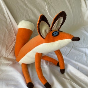 Stuffed Friendly Fox Plush - Etsy