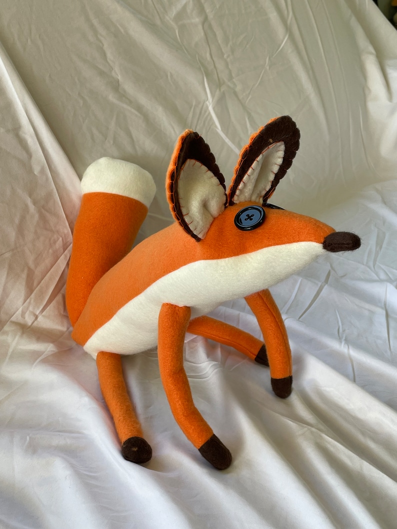 Stuffed Friendly Fox Plush - Etsy