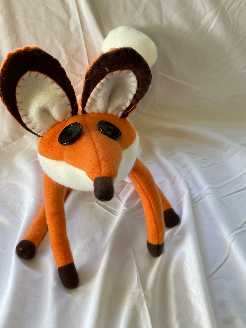 Stuffed Friendly Fox Plush - Etsy