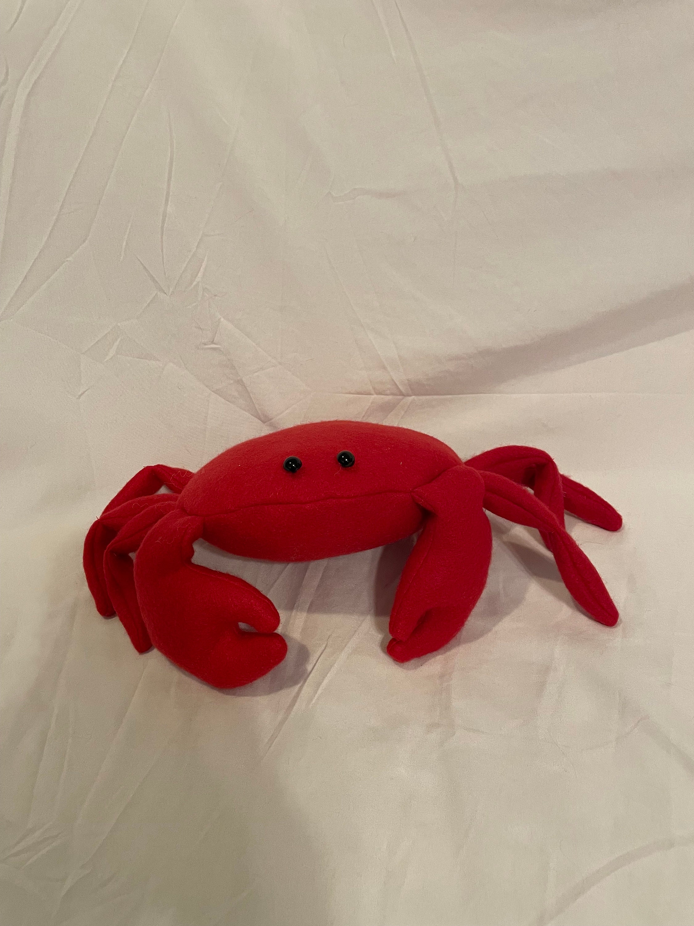 Stuffed Crab Plushie - Etsy