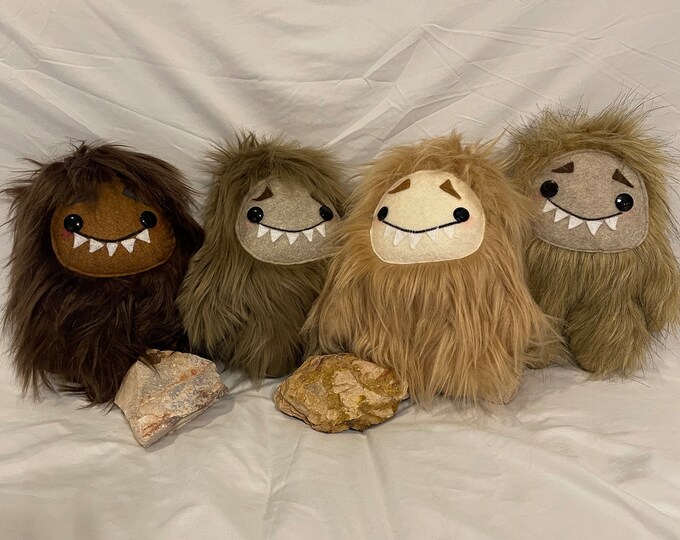 Big Foot Stuffed Toy Big Foot Plushie Kawaii Big Foot Plush - Etsy