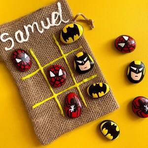 Tic Tac Toe Rocks - Etsy