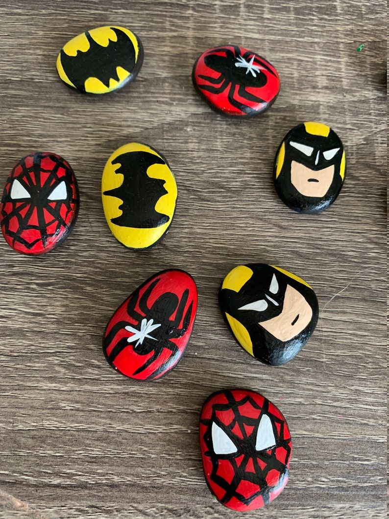 Tic Tac Toe Rocks - Etsy