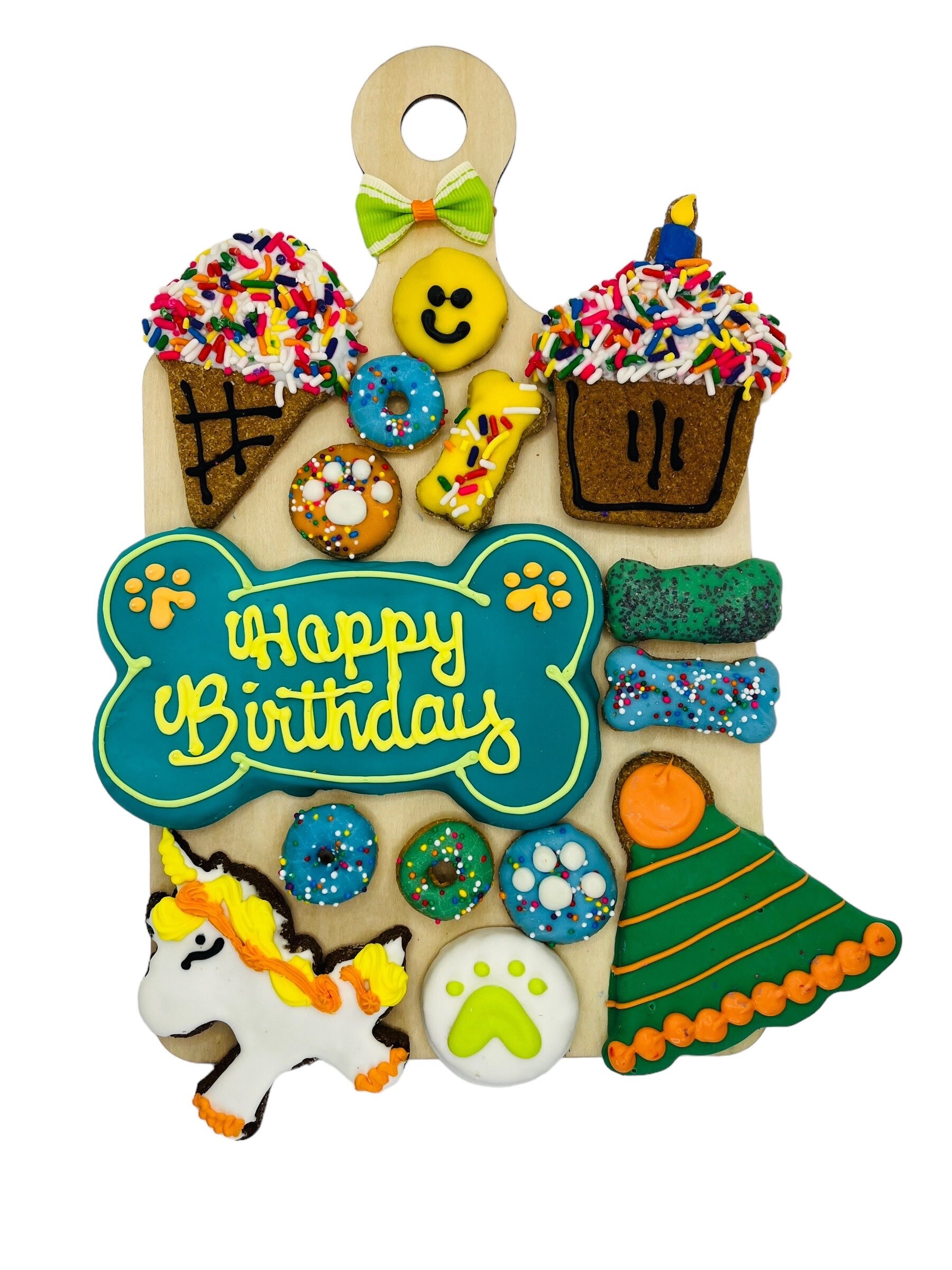 Happy Birthday Barkcuterie Board/ Gourmet Dog Treats/ Dog Gift for Dog ...