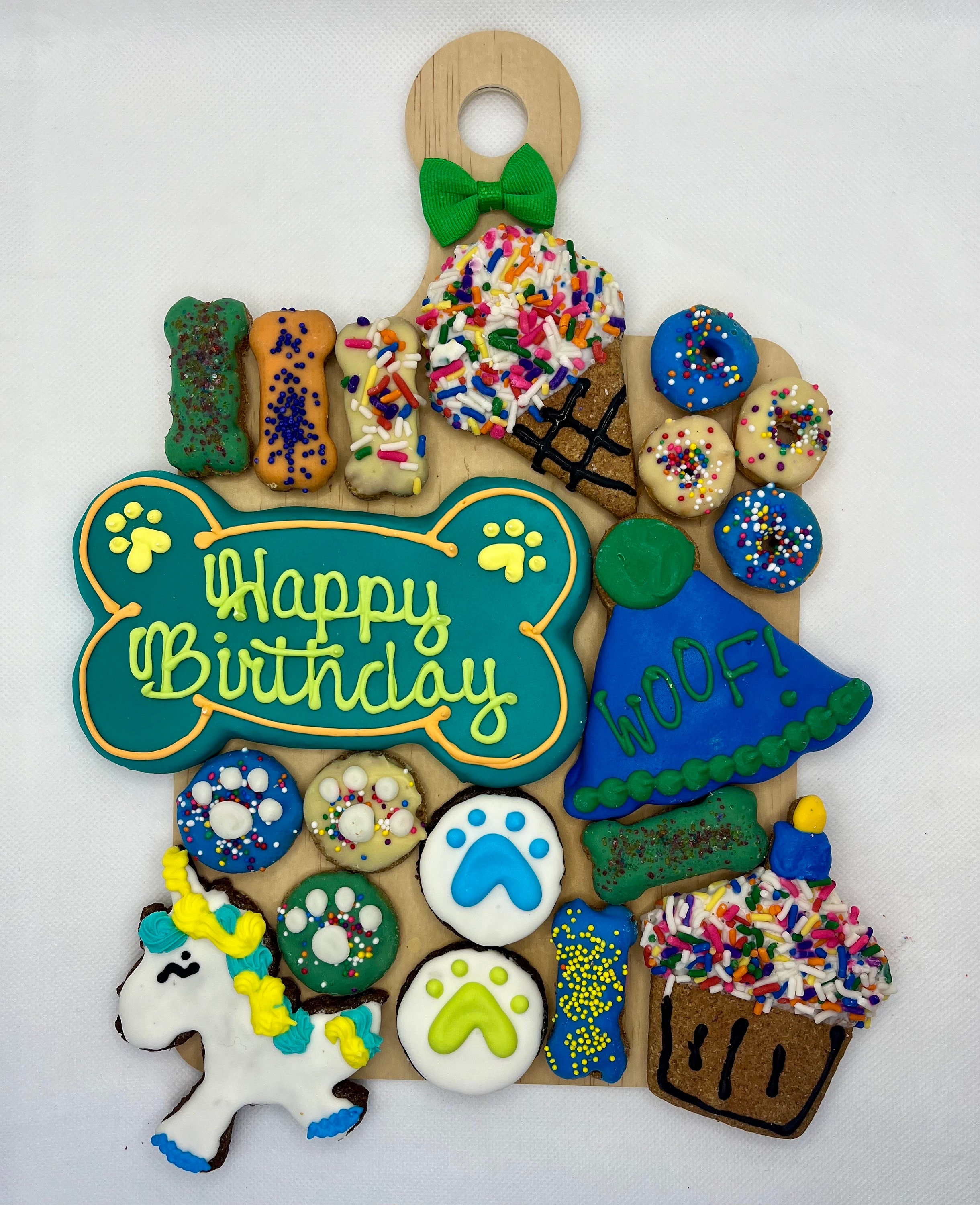 Happy Birthday Barkcuterie Board /gourmet Dog Treats /dog Gift for Dog ...