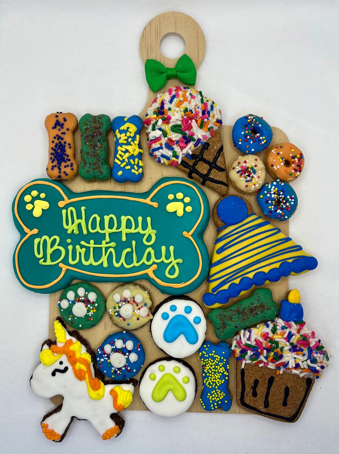 Happy Birthday Barkcuterie Board /gourmet Dog Treats /dog Gift for Dog ...