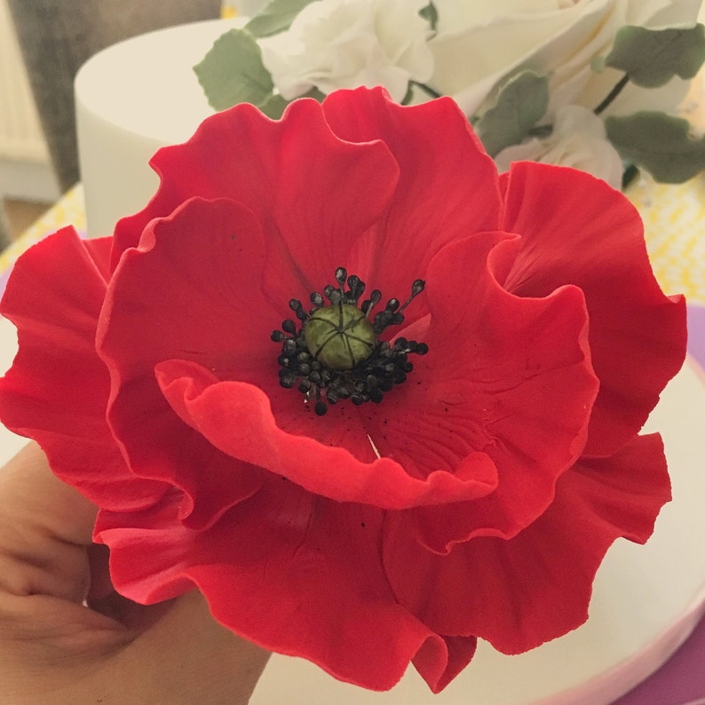 Poppy Flower - Etsy