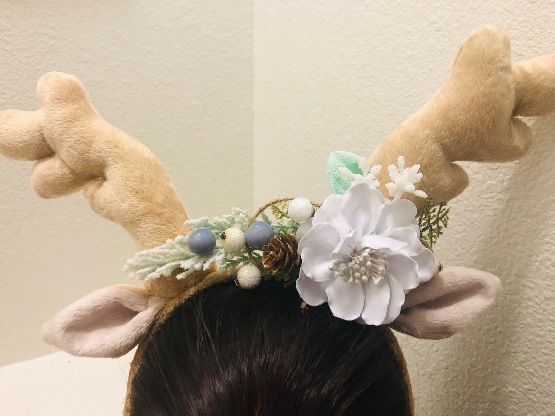 Reindeer Headband - Etsy