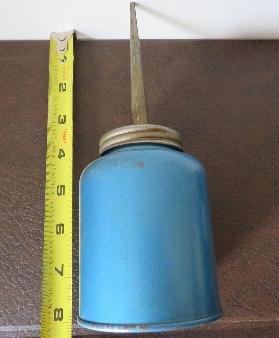 Vintage Blue eagle Oil Can 1960s - Etsy