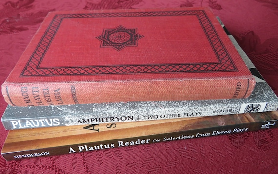 Three Volumes of Plautus: mostellaria | Etsy