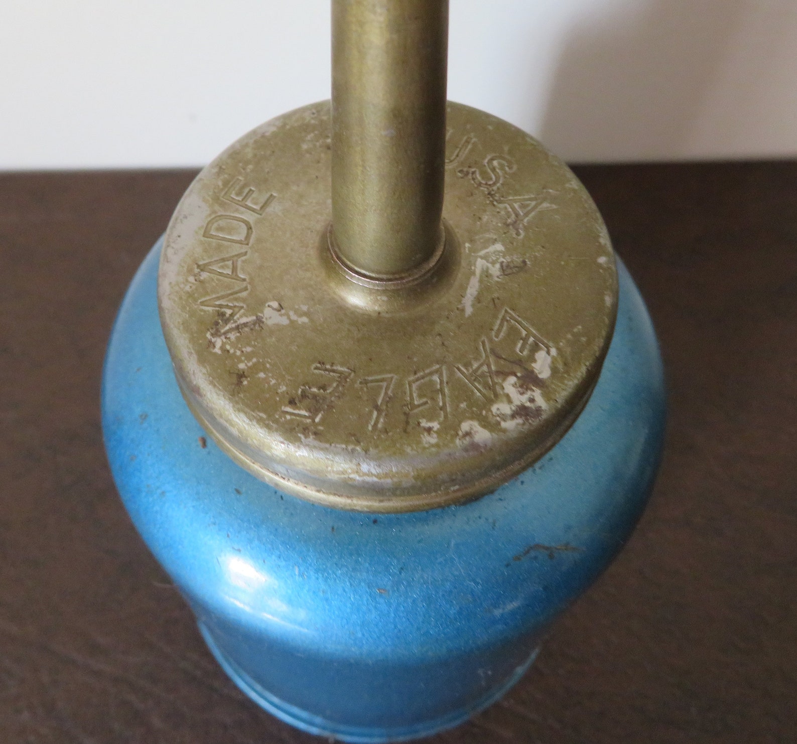 Vintage Blue eagle Oil Can 1960s - Etsy