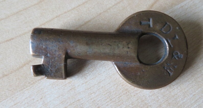 Vintage Railroad Switch Key From Delaware, Lackawanna & Western ...