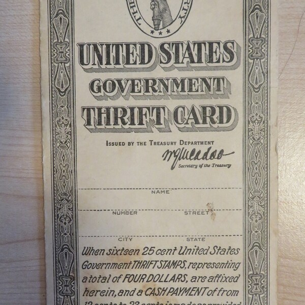 Thrift Birthday Card - Etsy