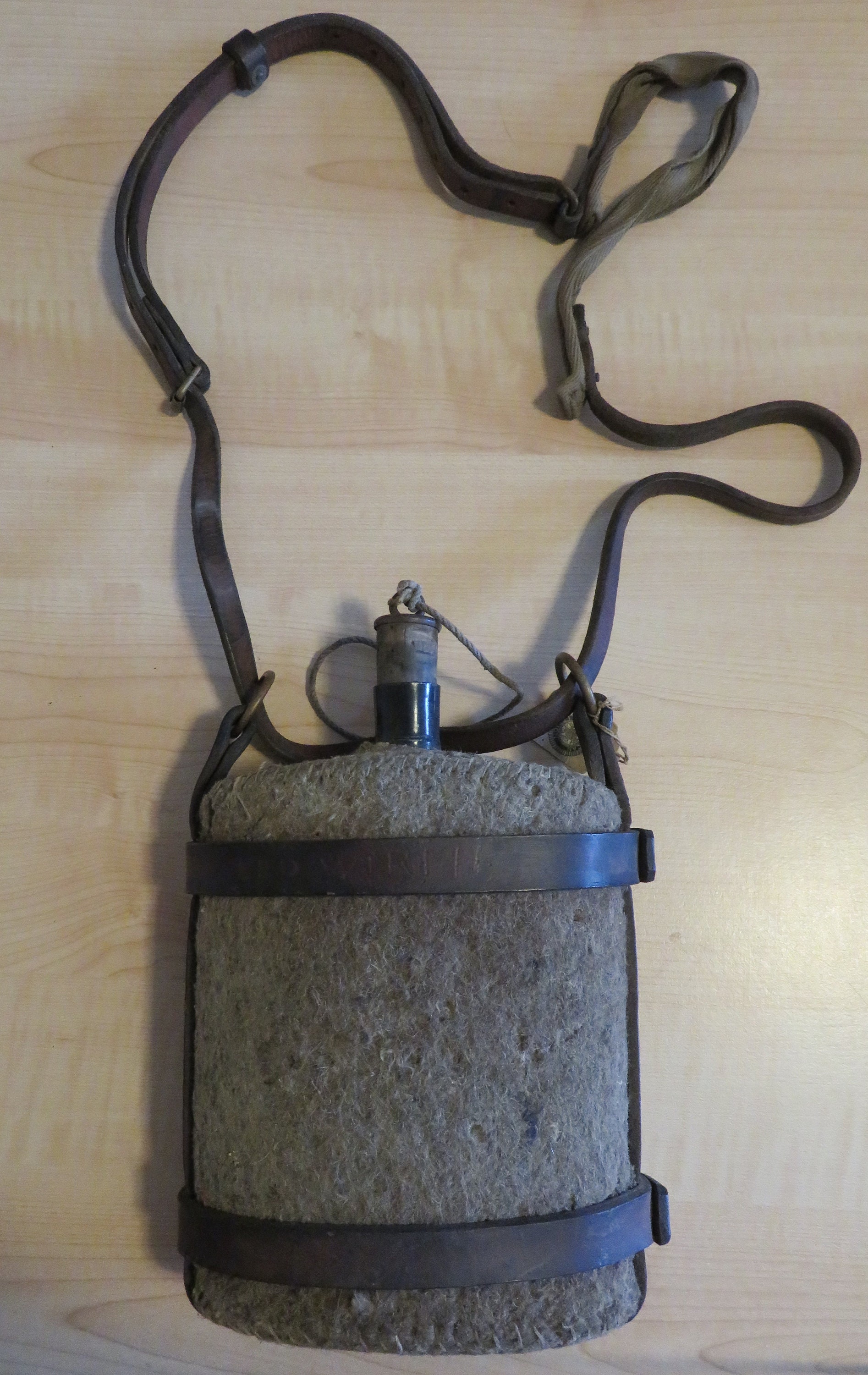 WWI Soldier's Cavalry Water Bottle with Strap: 1917 - Etsy.de