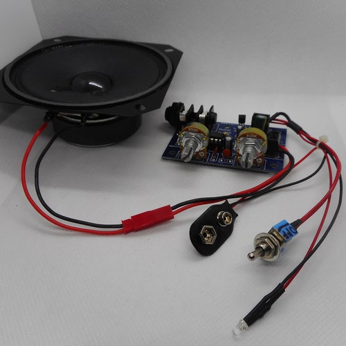 Built Mini Cigar Box Amp Kit 9V W/upgraded Speakers CUSTOM | Etsy