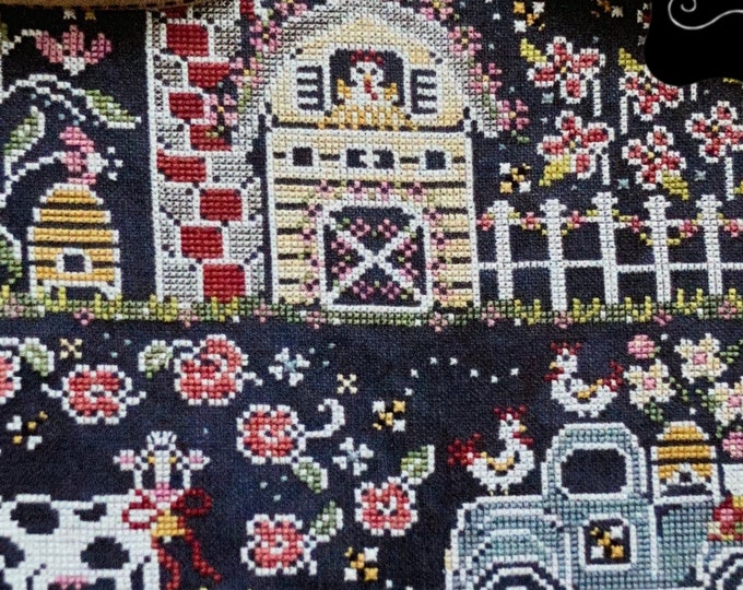 HANDS ON DESIGN "queen Bee Flower Farm" Counted Cross Stitch Patterns ...