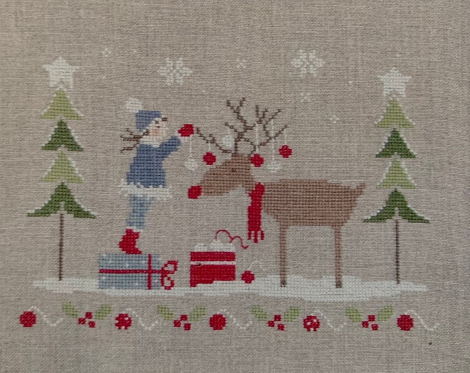 MADAME CHANTILLY dear Rudolph Counted Cross Stitch Patternrudolph the ...
