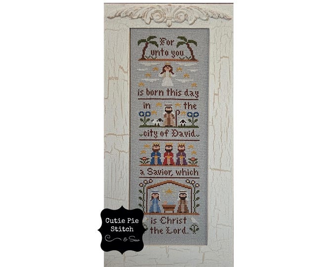COUNTRY COTTAGE NEEDLEWORKS the Nativity Counted Cross Stitch Patternchristmas Nativity ...