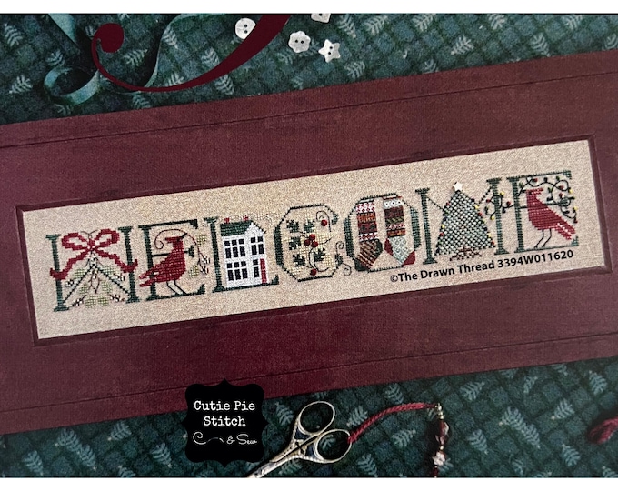 THE DRAWN THREAD little Bits of Christmas Counted Cross Stitch ...