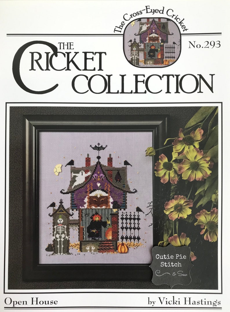 CRICKET COLLECTION open House Counted Cross Stitch - Etsy