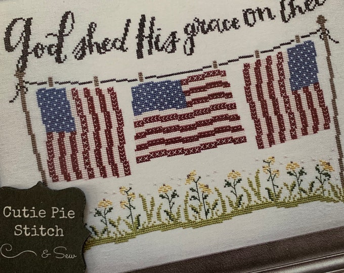 HANDS ON DESIGN "memorial Day" Counted Cross Stitch Pattern~patriotic ...