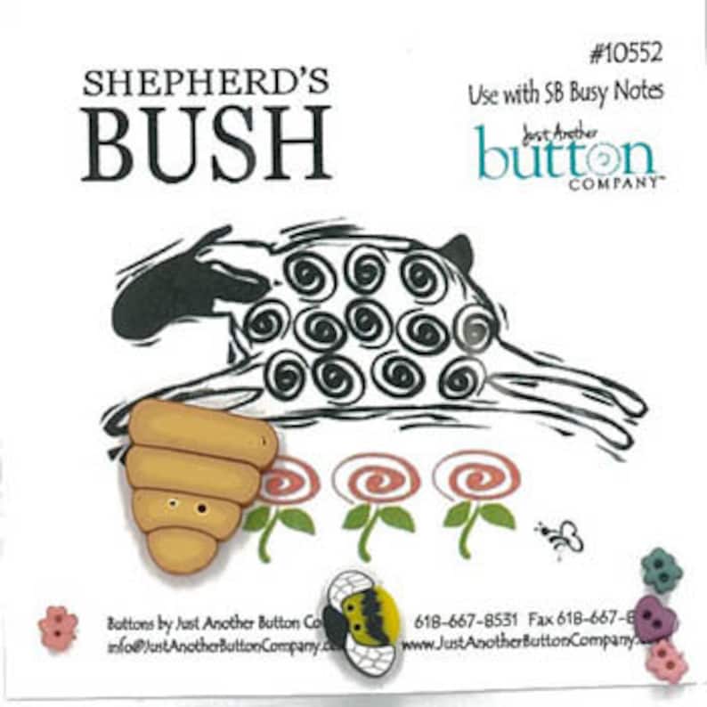 SHEPHERD'S BUSH busy Notes With Buttons - Etsy