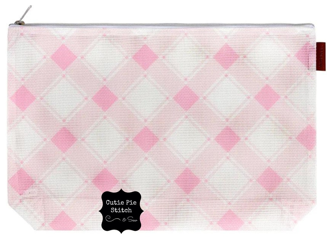 IT'S SEW EMMA "mad for Plaid Project Bag" Mesh Zippered Project Storage ...