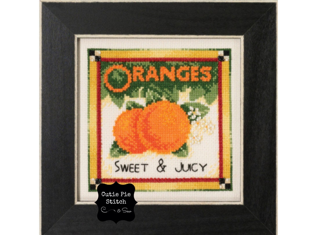 MILL HILL oranges by Debbie Mumm Beaded Counted Cross Stitch Kitoranges ...