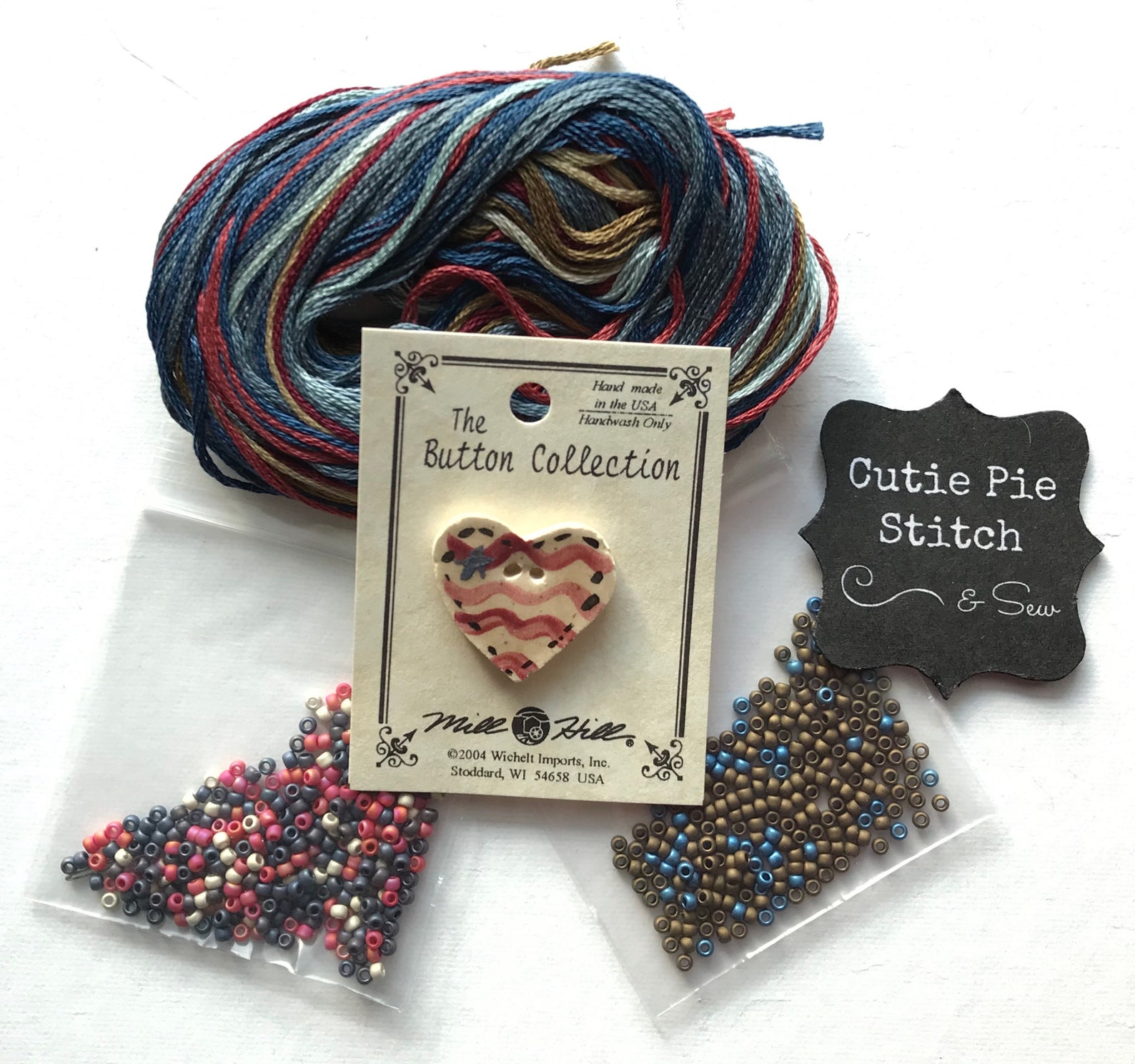 MILL HILL log Cabin Quilt Beaded Counted Cross - Etsy
