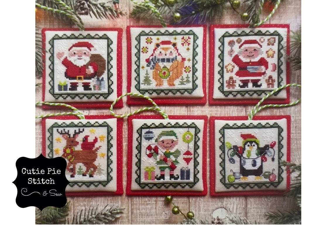 WAXING MOON DESIGNS "christmas Littles" Counted Cross Stitch Pattern ...