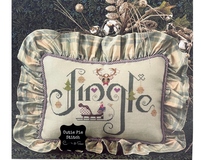 CRICKET COLLECTION "jingle" Counted Cross Stitch Pattern~christmas ...