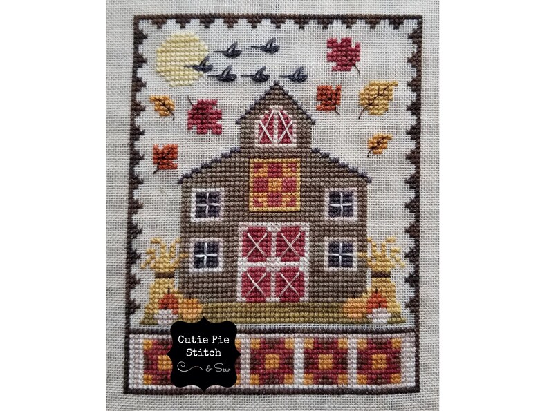 WAXING MOON DESIGNS "autumn Barn Trio" Counted Cross Stitch Pattern ...