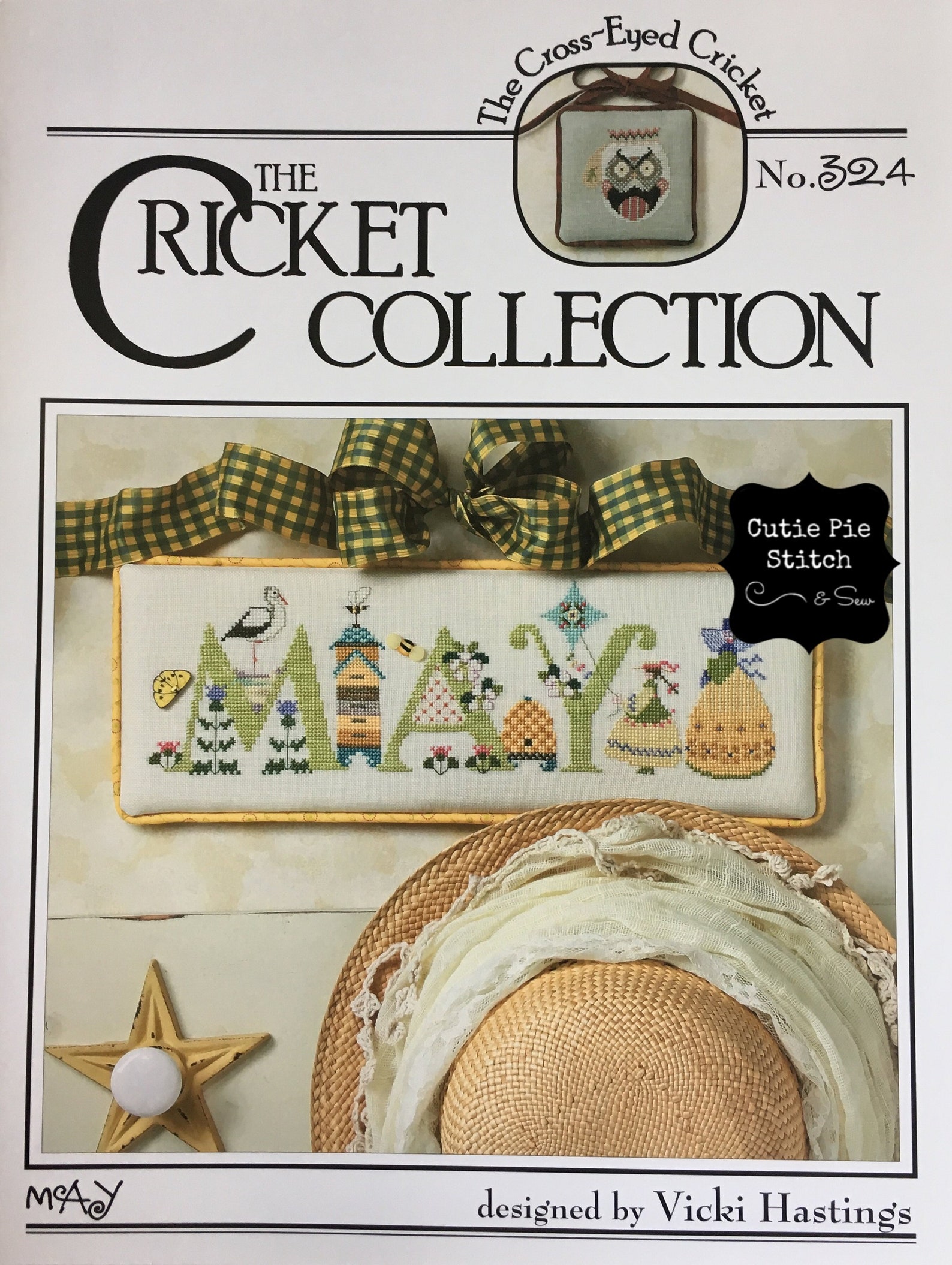 CRICKET COLLECTION may Counted Cross Stitch - Etsy