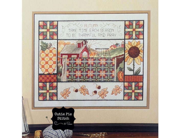 STONEY CREEK "fall Quilt" Counted Cross Stitch Pattern~a Quilt for ...