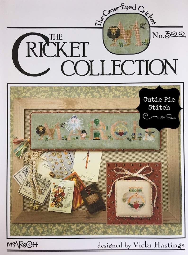 CRICKET COLLECTION march Counted Cross Stitch - Etsy
