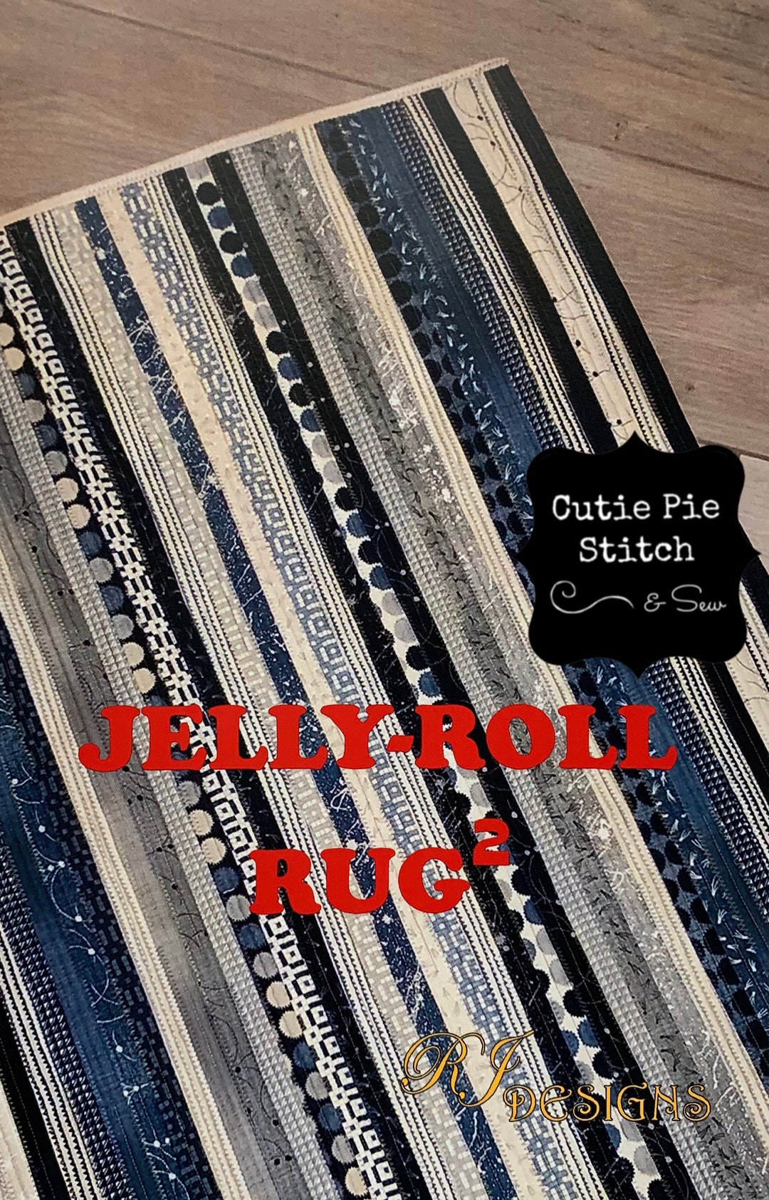 RJ DESIGNS jelly Roll Rug 2 Patternjelly Roll Rug Patternrj Designs Rug ...