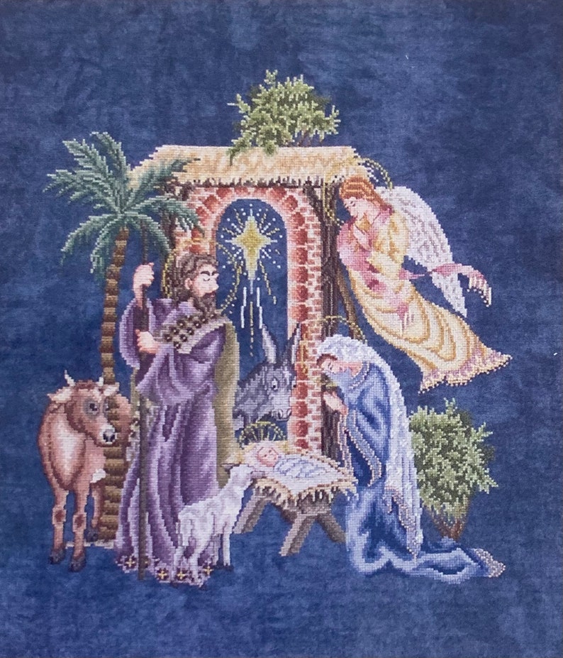 GLENDON PLACE "nativity" Counted Cross Stitch Pattern~nativity Cross ...