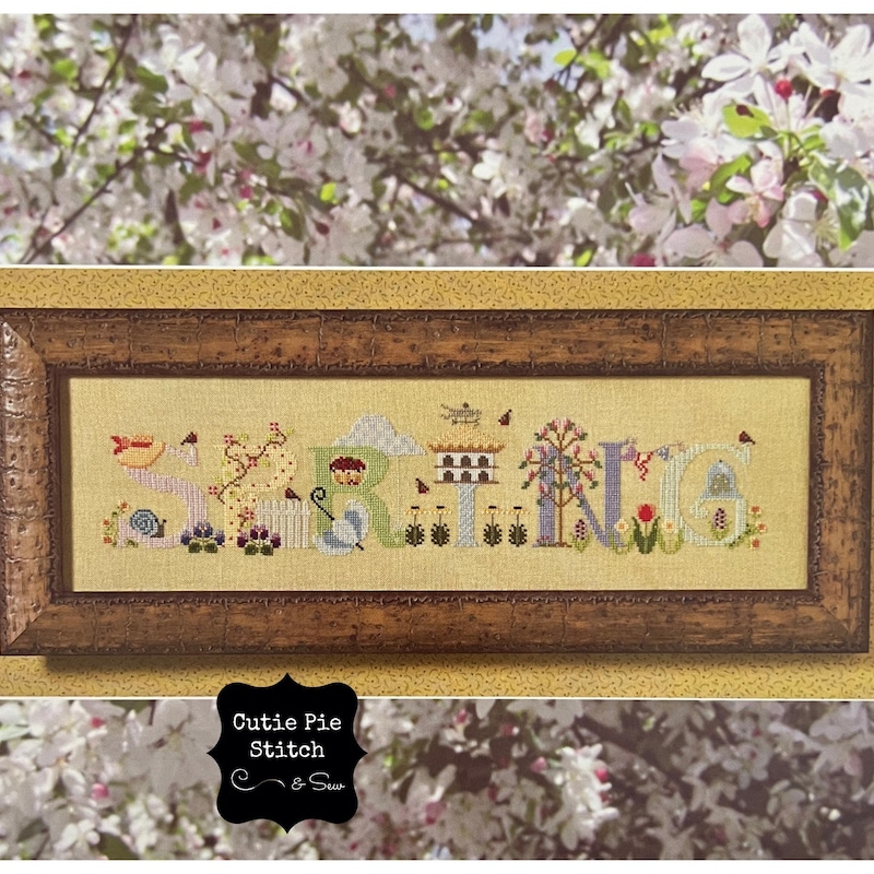 Spring Cross Stitch - Etsy