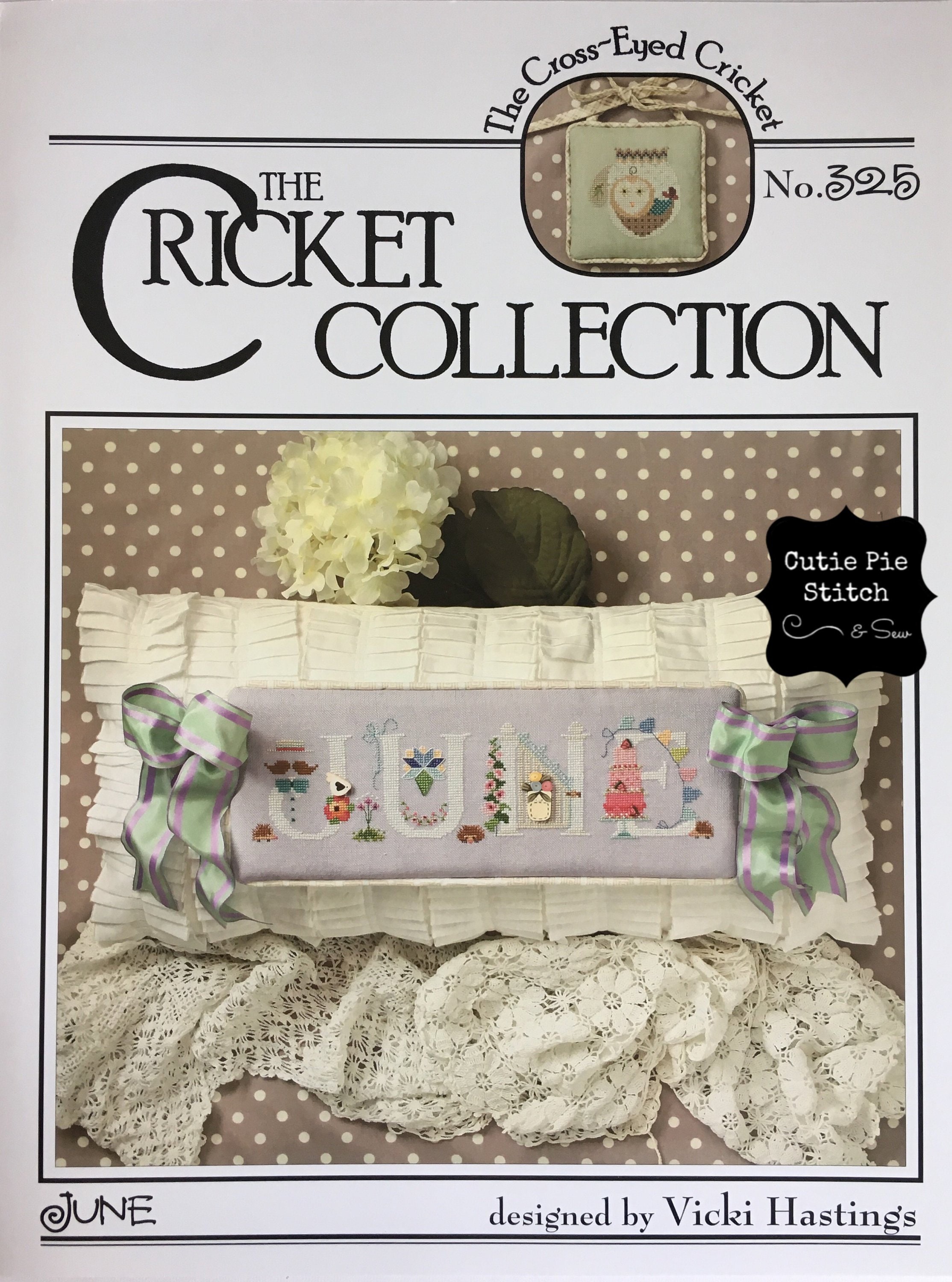 CRICKET COLLECTION june Counted Cross Stitch - Etsy